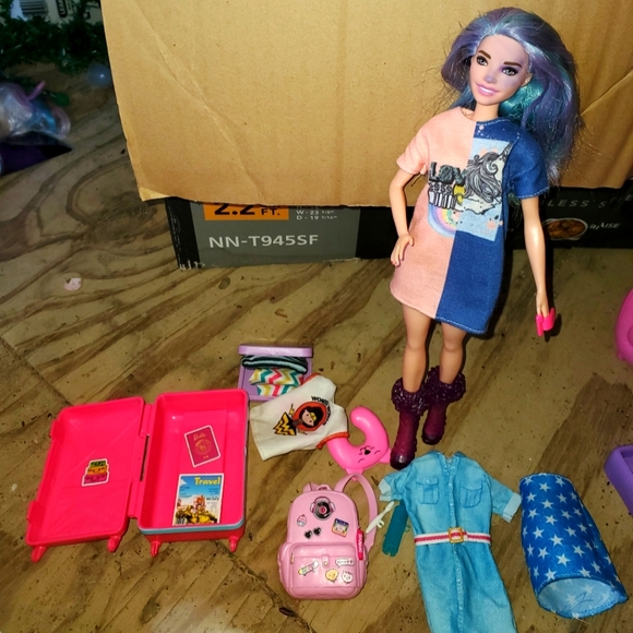Barbie | Toys | Barbie Travel Set Used | Poshmark